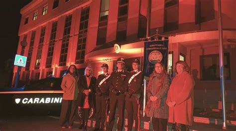 La Sede Del Comando Provinciale Carabinieri Di Asti Si Illumina Di