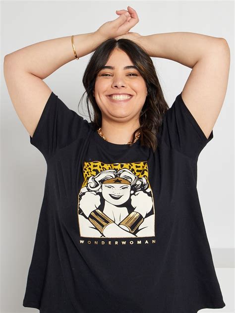 Camiseta Wonder Woman Negro Kiabi 15 00