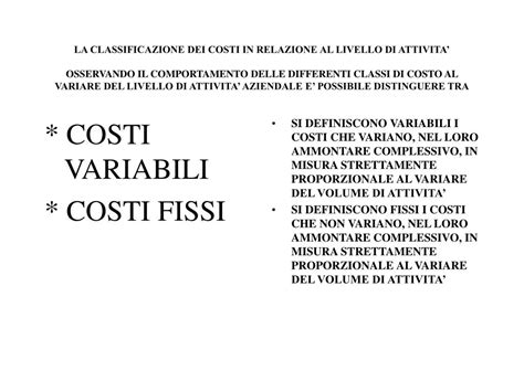 PPT CORSO DI ANALISI E CONTABILITA DEI COSTI LA CONTABILITA