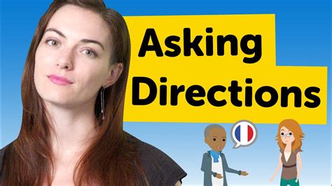 Asking Directions In French French Conversational Phrases YouTube