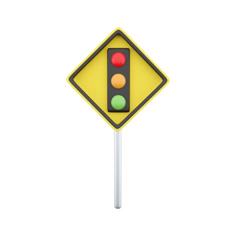 Traffic Light Ahead Sign