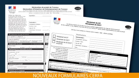 RÉGLEMENTATION CERFA évolution des formulaires DICTservices fr
