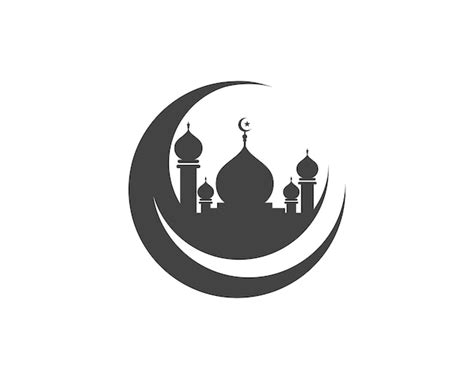 Premium Vector Mosque Icon Vector Illustration