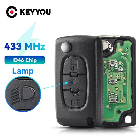 KEYYOU Llave De Coche Remota Para Citro N C5 X7 C2 C3 C4 Grand Picasso
