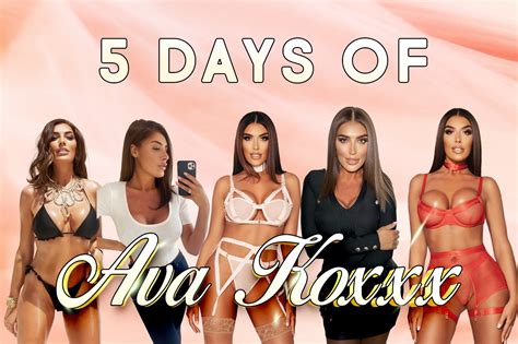 TW Pornstars Avakoxxx18 Official Twitter 5 DAYS WITH AVA KOXXX