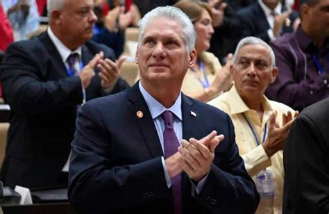 Parlamento reelige a Miguel Díaz Canel como presidente de Cuba