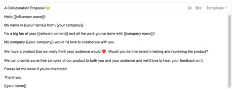 How To Write The Perfect Influencer Outreach Email Template