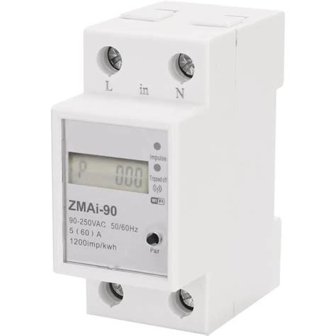 Compteur D Énergie Monophasé Intelligent Monophasé Wifi Consommation