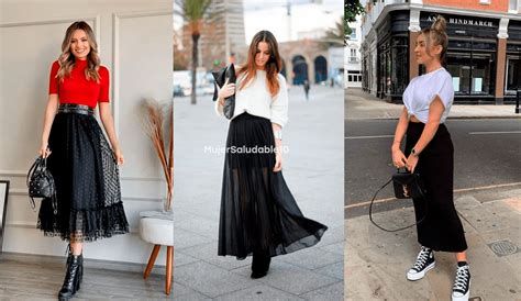 Introducir Imagen Outfit Falda Negra Abzlocal Mx