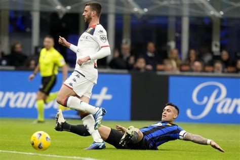 Inter Genoa Il Grifone Esce A Testa Altissima Da San Siro