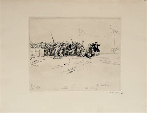 Douze eaux fortes André Devambez Le bouclier La Grande Guerre en