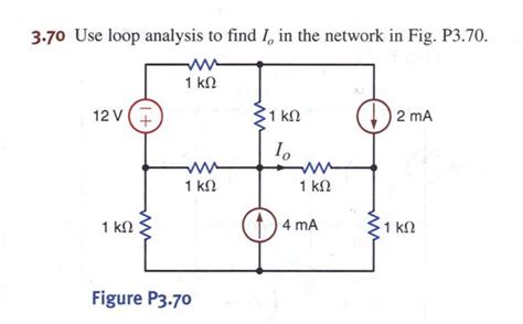 Solved Use Loop Analysis To Find Io In The Network In Fig Chegg
