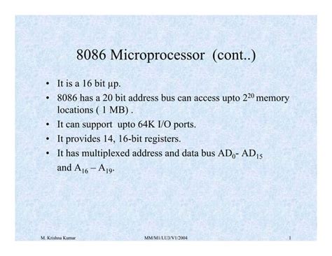minimum modes and maximum modes of 8086 microprocessor
