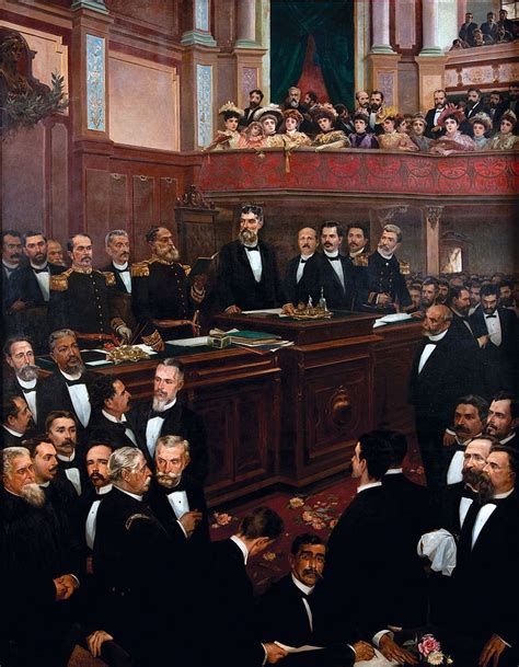 Juramento constitucional óleo de Aurélio de Figueiredo Museu da