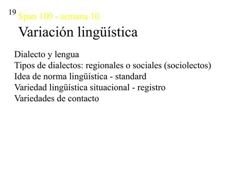 PPT SPAN 100 Undécima Clase PowerPoint Presentation free download