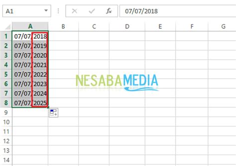Cara Membuat Daftar Tanggal Yang Berurutan Di Microsoft Excel
