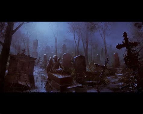 Graveyard Gothic Fantasy Fantasy Hd Wallpaper Pxfuel