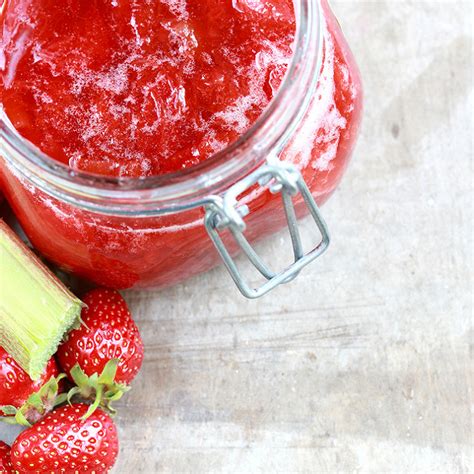 Confiture Fraise Rhubarbe Au Thermomix