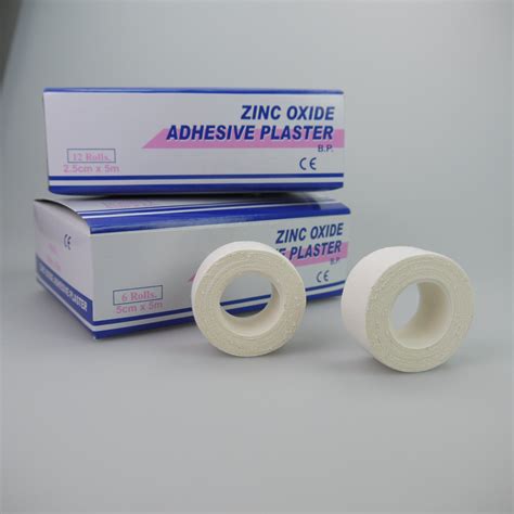 CE ISO Approved Waterproof Surgical Cotton Zinc Oxide Adhesive Plaster