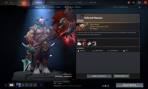 Dota Battle Pass Immortal Treasure Centaur Warrunner Click