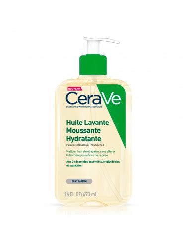 CeraVe Huile Lavante Moussante Hydratante Flacon Pompe 473ml Avis Et