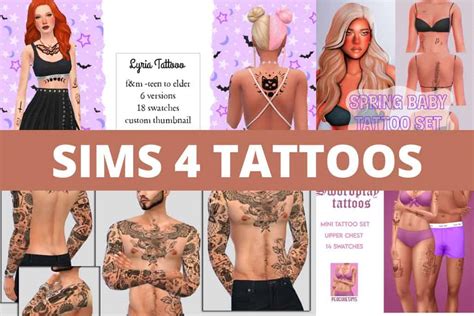 Share 90 Sims 4 Tattoos Cc Folder Latest In Coedo Vn