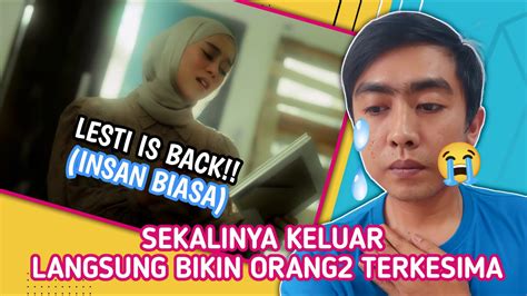 TRENDING REAKSI LESTI NYANYI LAGU INSAN BIASA OFFICIAL MUSIC VIDEO