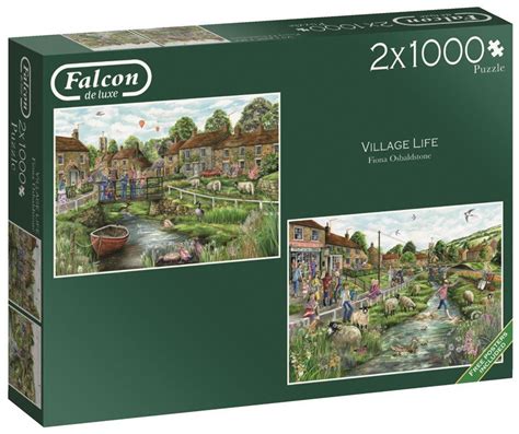 Jumbo puzzle Życie na wsi 2x1000 el Jumbo Sklep EMPIK