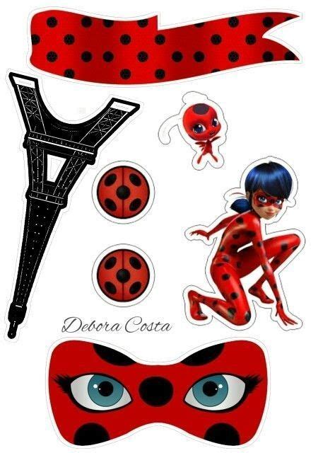 Topo De Bolo Miraculous Ladybug Artofit