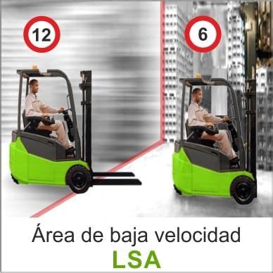 La solución LSA Low Speed Area permite limitar la velocidad en que