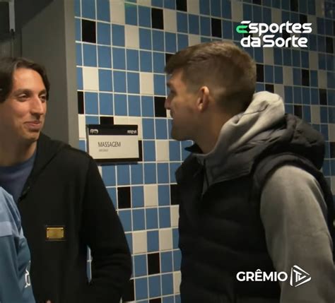 Soccer News Grêmio on Twitter Durante os bastidores do Grêmio