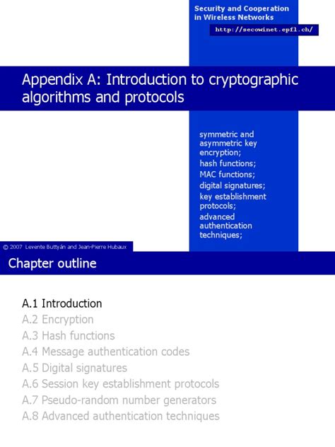 appendix a introduction to cryptographic algorithms and protocols pdf cryptography encryption