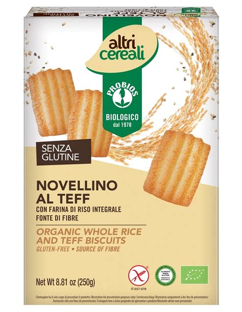 Novellino Al Teff Biscotti Senza Glutine Probios Probios Farmacie