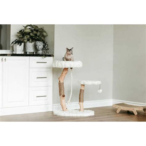 Mau Rizzo Modern Wooden Cat Tree Pet Supplies Online Sale