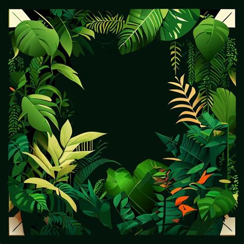 Folhas de palmeira tropical padrão de fundo verde design de decoração