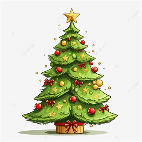 Lindo árbol De Navidad PNG dibujos árbol De Navidad Verde Pino PNG