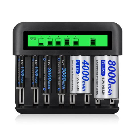 Cheap Palo Slots Lcd Display Usb Smart Battery Charger For Aa Aaa Sc