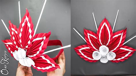 Topi Mahkota Merah Putih Topi Karnaval 17 Agustus Dari Karton YouTube