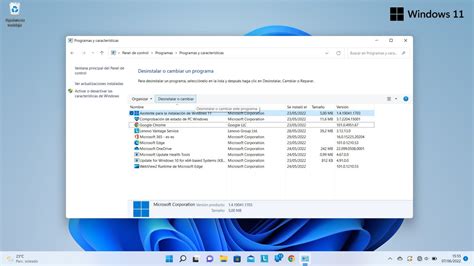 Cómo desinstalar programas en Windows 11 paso a paso