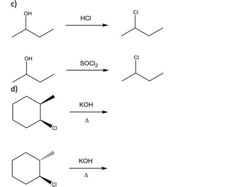 Solved For Each Of The Following Reactions Identify The Chegg