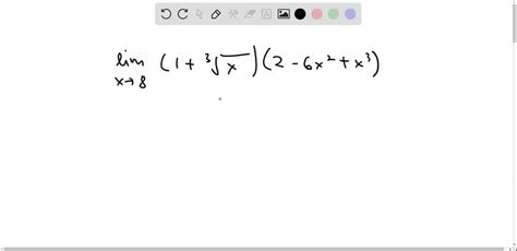 solved evaluate the limit and justify each step by indicating the appropriate limit law s limx