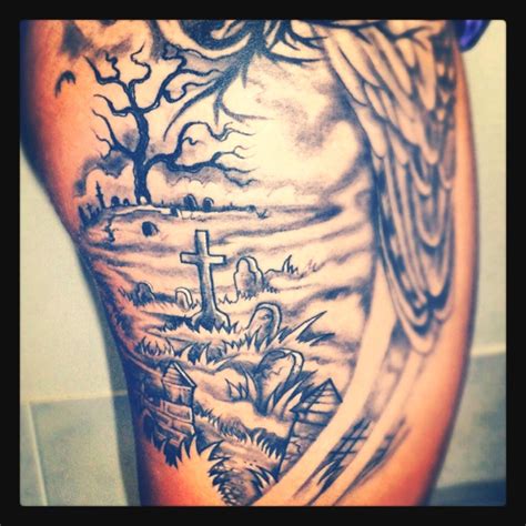 Pin By Whitney Claiborne On Ink Me Up Scotty Graveyard Tattoo