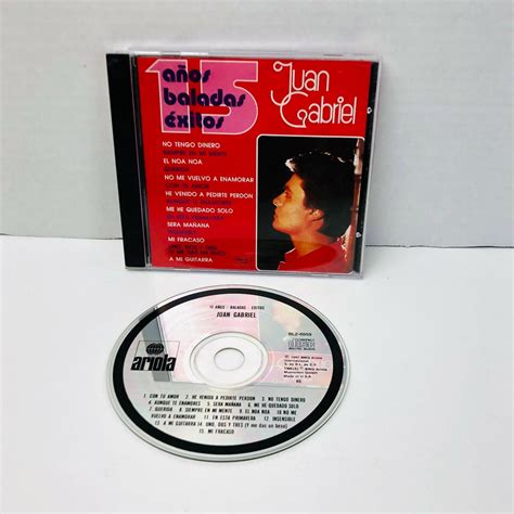 Juan Gabriel 15 Años Baladas Éxitos CD Ariola Records 15 Years of
