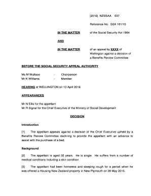 Fillable Online Of An Appeal By XXXX Of Fax Email Print PdfFiller