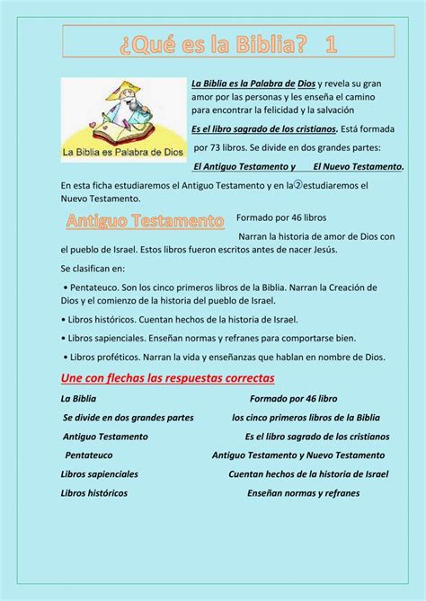 Ficha Online De La Biblia Para Primaria Puedes Hacer Lo NBKomputer