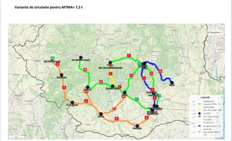 HARTĂ Rute ocolitoare pentru Valea Oltului Ce opțiuni alternative la