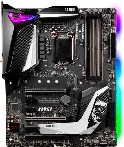 Best Buy MSI MPG Z390 GAMING PRO CARBON AC Socket LGA1151 USB 3 1