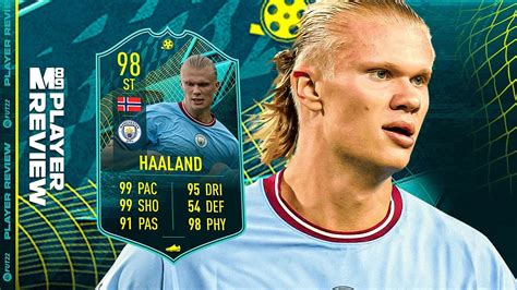98 MOMENTS HAALAND PLAYER REVIEW FIFA 22 Ultimate Team YouTube