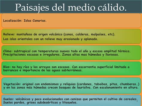 Pinceladas sobre Historia y Geografía Tipos de paisajes