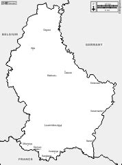 Lussemburgo Mappa Gratuita Mappa Muta Gratuita Cartina Muta Gratuita